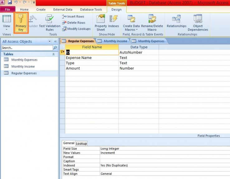 Create Database Using Microsoft Access with 6 Amazing Steps