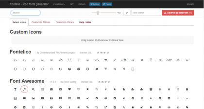 Icon Font Pack | 10 Free Tools To Build Your own Icon Font Pack
