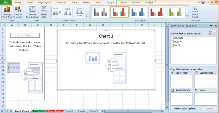 10 Best Steps to Build a Pivot Chart in Excel 2016 | eduCBA