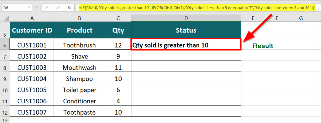 OR in Excel- Definition, Working with Examples & Template