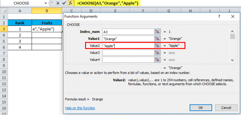 CHOOSE Function in Excel (Formula, Examples) | How to use CHOOSE?