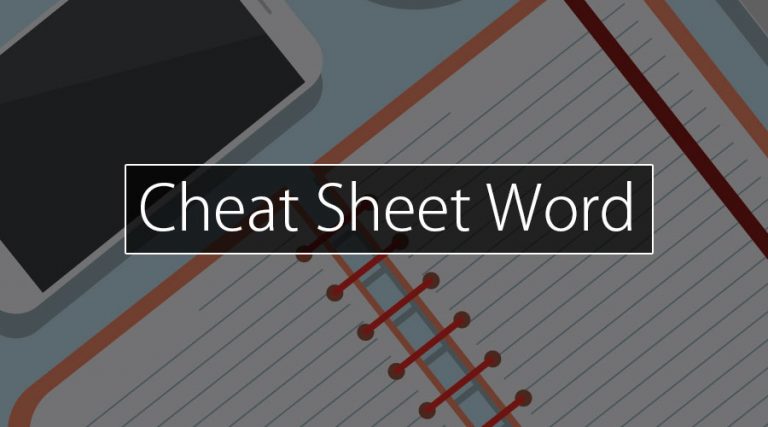 Cheat sheet Word | Useful Guide To Microsoft Word Keyboard Shortcuts
