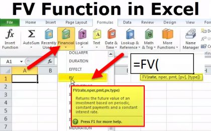 FV Function in Excel | How to use Fv in Excel? (Examples)