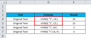 FIND Function in Excel (Formula, Examples) | How to Use FIND Function?