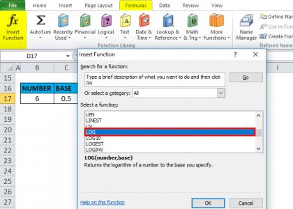 LOG in Excel (Formula, Examples) | How to Use LOG Function?