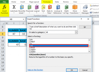LOG in Excel (Formula, Examples) | How to Use LOG Function?