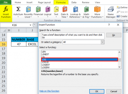LOG in Excel (Formula, Examples) | How to Use LOG Function?