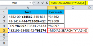 Mid in Excel (Formula, Examples) | How to use Mid Function?
