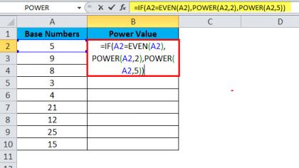 POWER in Excel (Formula, Examples) | How to Use POWER Function?