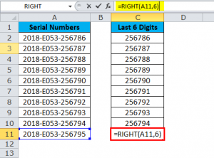 RIGHT Function in Excel (Formula, Examples) | How to Use RIGHT?