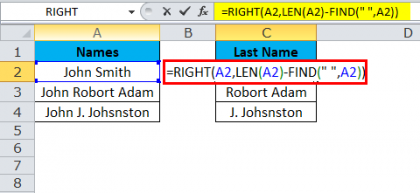 RIGHT Function in Excel (Formula, Examples) | How to Use RIGHT?