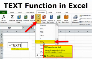 TEXT Function in Excel (Formula,Examples) | How to Use TEXT Function?