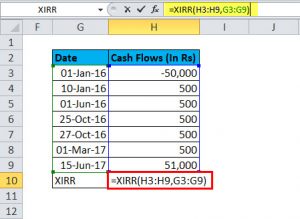 XIRR in Excel (Formula, Examples) | How to Use XIRR Function?