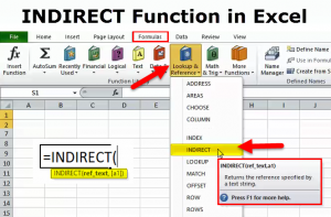 INDIRECT Function in Excel (Formula,Examples) | How to use INDIRECT?