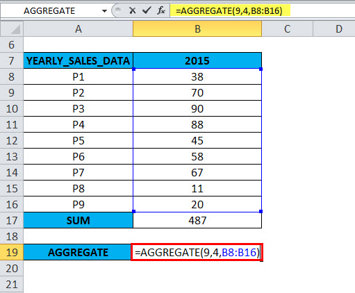 AGGREGATE In Excel Formula Examples How To Use AGGREGATE 