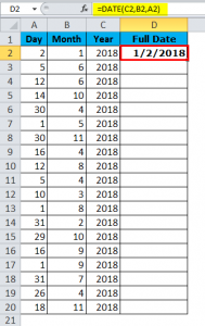 Excel DATE Function (Formula, Examples) | How to Use DATE Function?