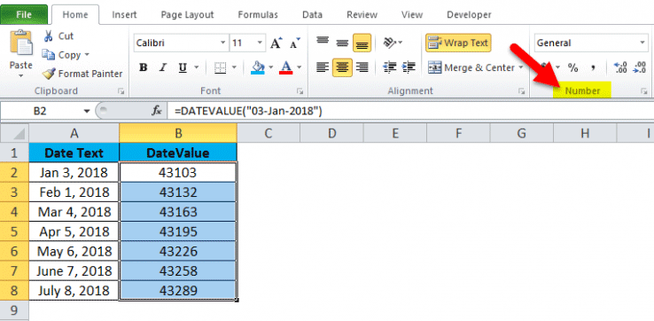 DATEVALUE In Excel Formula Examples Use Of DATEVALUE Function