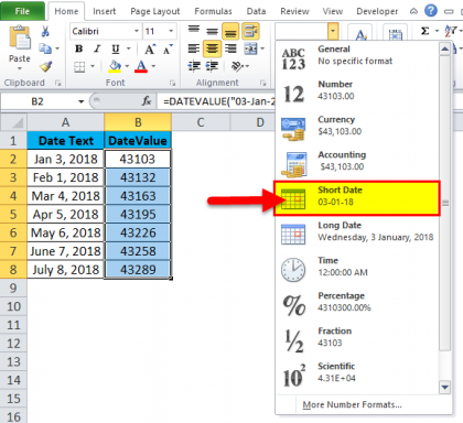 DATEVALUE in Excel (Formula, Examples) | Use of DATEVALUE Function