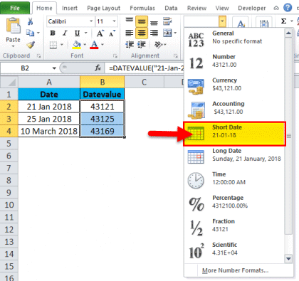 DATEVALUE in Excel (Formula, Examples) | Use of DATEVALUE Function