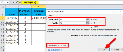 EDATE in Excel (Formula, Examples) | How to Use EDATE in Excel