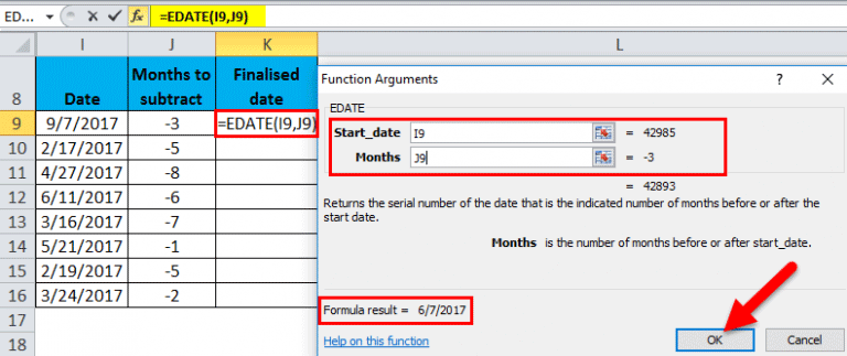 EDATE in Excel (Formula, Examples) | How to Use EDATE in Excel