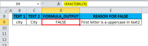 EXACT Function in Excel (Formula, Examples) | How to Use EXACT?