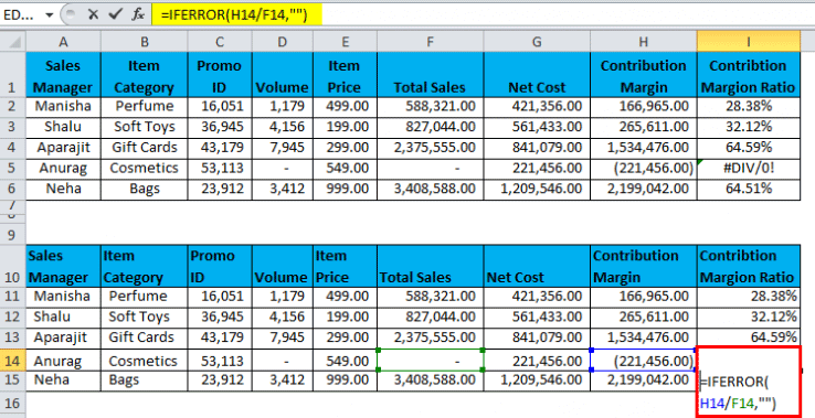 IFERROR in Excel (Formula,Examples) | How to Use IFERROR Function?