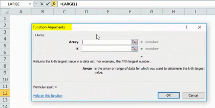 LARGE Function in Excel (Formula, Examples) | How to Use LARGE?