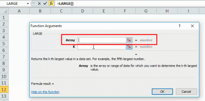 LARGE Function in Excel (Formula, Examples) | How to Use LARGE?