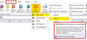 LINEST in excel (Formula, Examples) | How to Use LINEST Function?