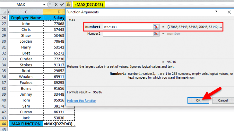 MAX In Excel Formula Examples How To Use MAX Function 