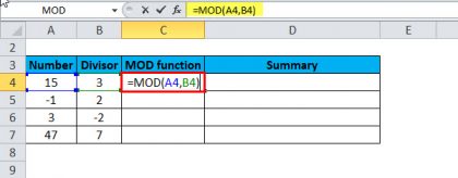 MOD in Excel (Formula, Examples) | How to Use MOD Function in Excel?