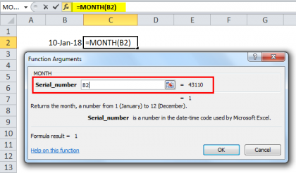 MONTH in Excel (Formula,Examples) | How to Use MONTH Function?