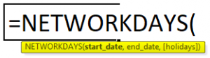 NETWORKDAYS in Excel (Formula, Examples) | Use Of NETWORKDAYS