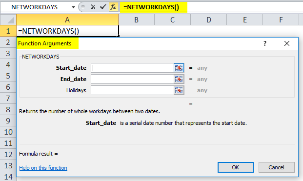 NETWORKDAYS In Excel Formula Examples Use Of NETWORKDAYS