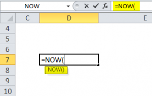 NOW Function in Excel (Formula, Examples) | How to Use NOW in Excel?