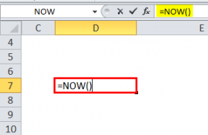 NOW Function in Excel (Formula, Examples) | How to Use NOW in Excel?