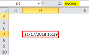 NOW Function in Excel (Formula, Examples) | How to Use NOW in Excel?