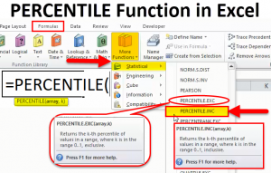 PERCENTILE in Excel (Formula, Examples) | How to Use PERCENTILE?