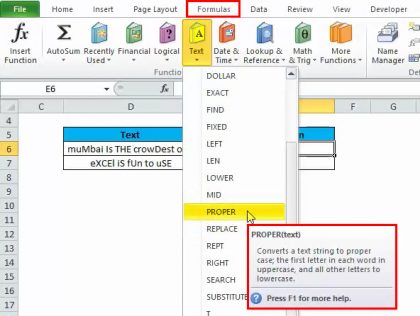 PROPER in Excel (Formula, Examples) | How to Use PROPER Function?