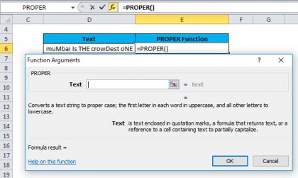 PROPER in Excel (Formula, Examples) | How to Use PROPER Function?