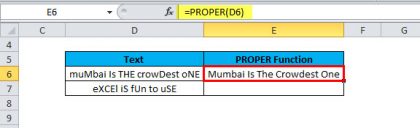 PROPER in Excel (Formula, Examples) | How to Use PROPER Function?