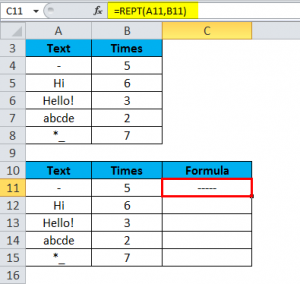 REPT in Excel (Formula,Examples) | How to Use REPT Function?