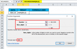 ROUNDDOWN in Excel (Formula, Examples) | How to Use ROUNDDOWN