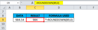 ROUNDDOWN in Excel (Formula, Examples) | How to Use ROUNDDOWN