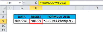 ROUNDDOWN in Excel (Formula, Examples) | How to Use ROUNDDOWN