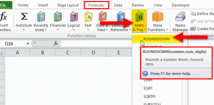 ROUNDDOWN in Excel (Formula, Examples) | How to Use ROUNDDOWN