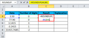 ROUNDUP in Excel (Formula, Examples) | Uses of ROUNDUP Function
