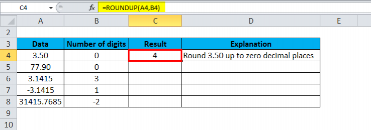 ROUNDUP in Excel (Formula, Examples) | Uses of ROUNDUP Function