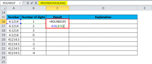ROUNDUP in Excel (Formula, Examples) | Uses of ROUNDUP Function
